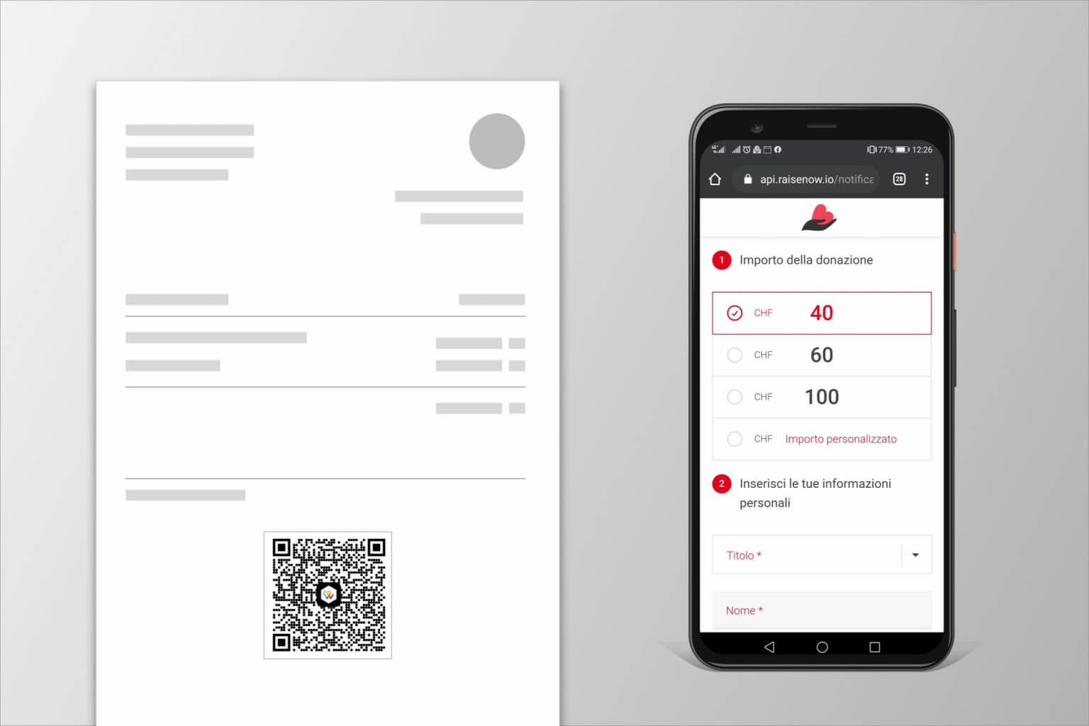 Incassare fatture con il codice QR di TWINT