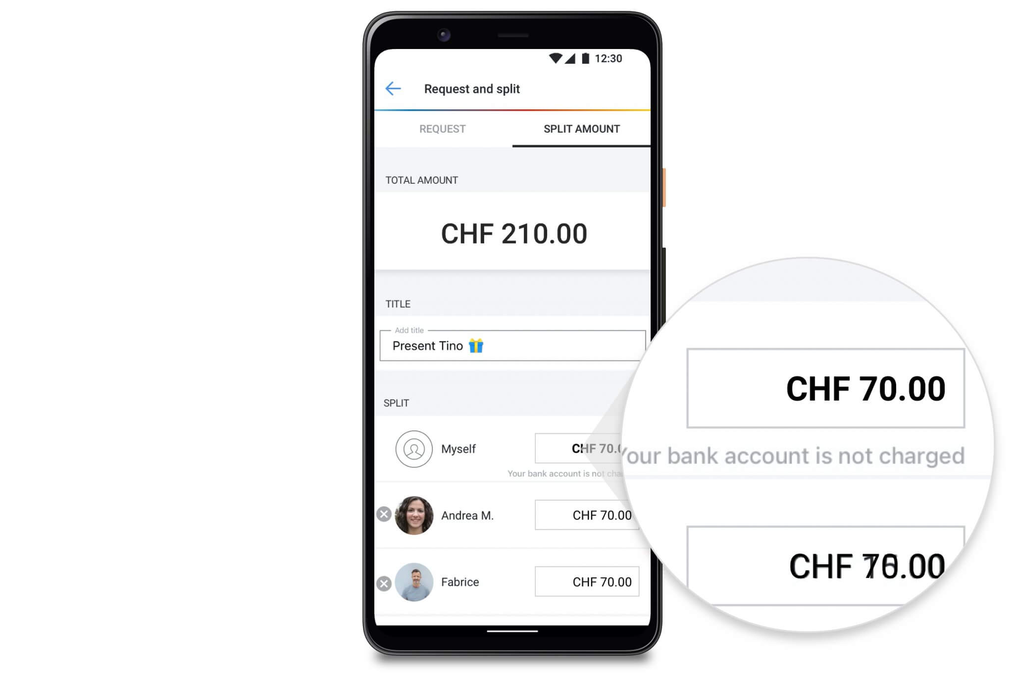 Send and request money with TWINT » APP