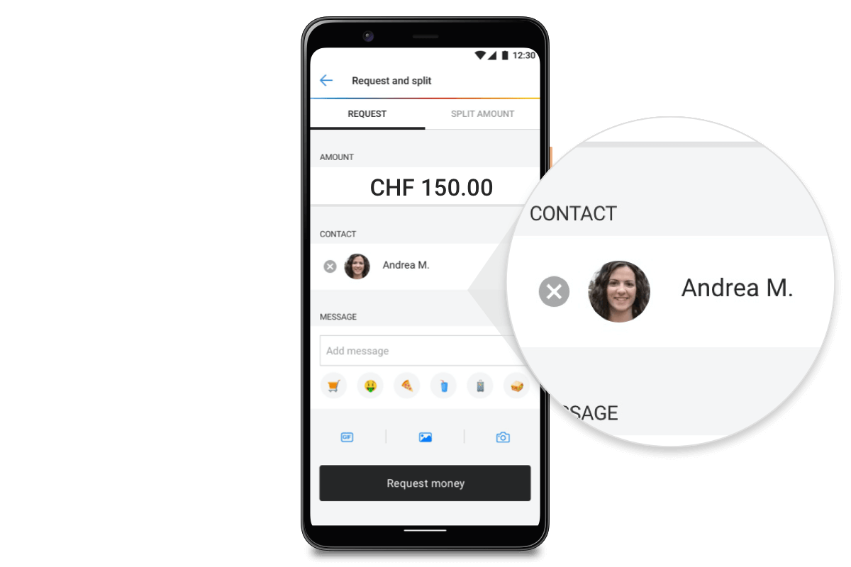 Send and request money with TWINT » APP