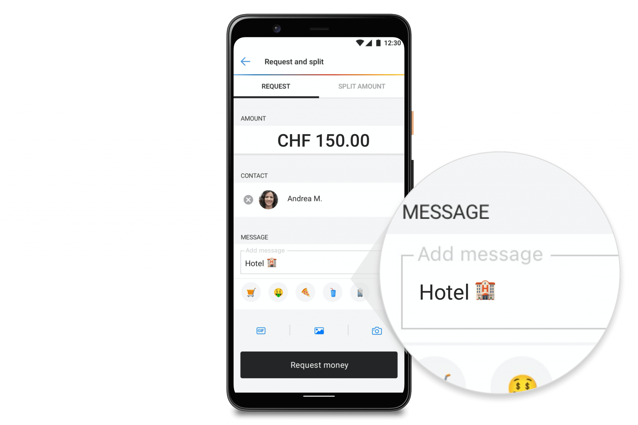 Send and request money with TWINT » APP